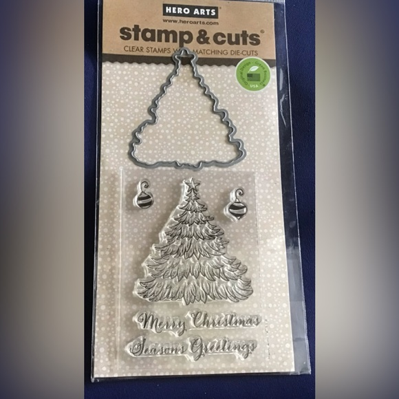 Hero Arts | Office | Hero Arts Stamp And Cuts Christmas Tree | Poshmark